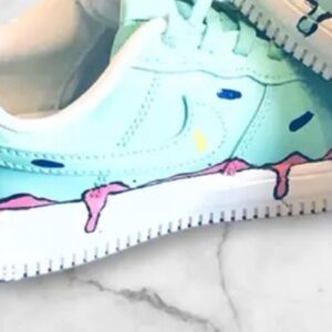 Nike | Shoes | Painted Custom Air Force One Nike Af Cool Trending Ice ...